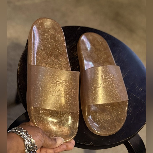 Coach | Shoes | Coach Ulysses Transparent Pool Slide | Poshmark